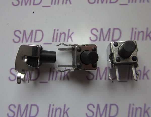 Jual Tactile Switch - Push Button 6 X 6 X 8mm Menyamping-Right Angle ...