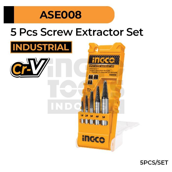 Jual Ingco ASE008 Screw Extractor Pembuka Baut Sekrup Patah Tap Hand ...