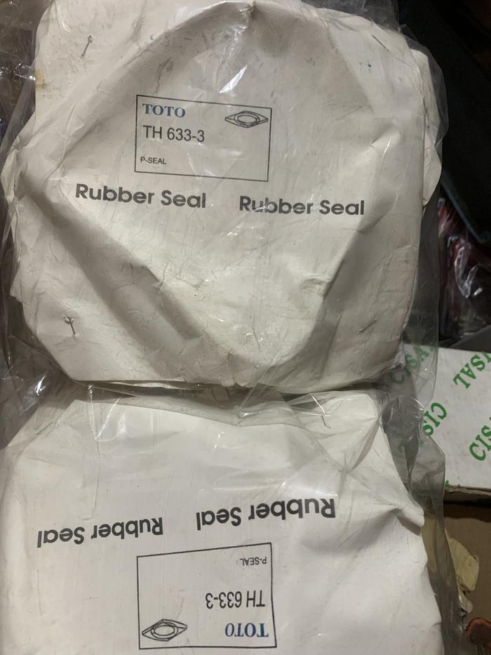 Jual Toto TH 633-3 Rubber Seal/Gasket Kloset duduk/Dodol Kloset karet ...