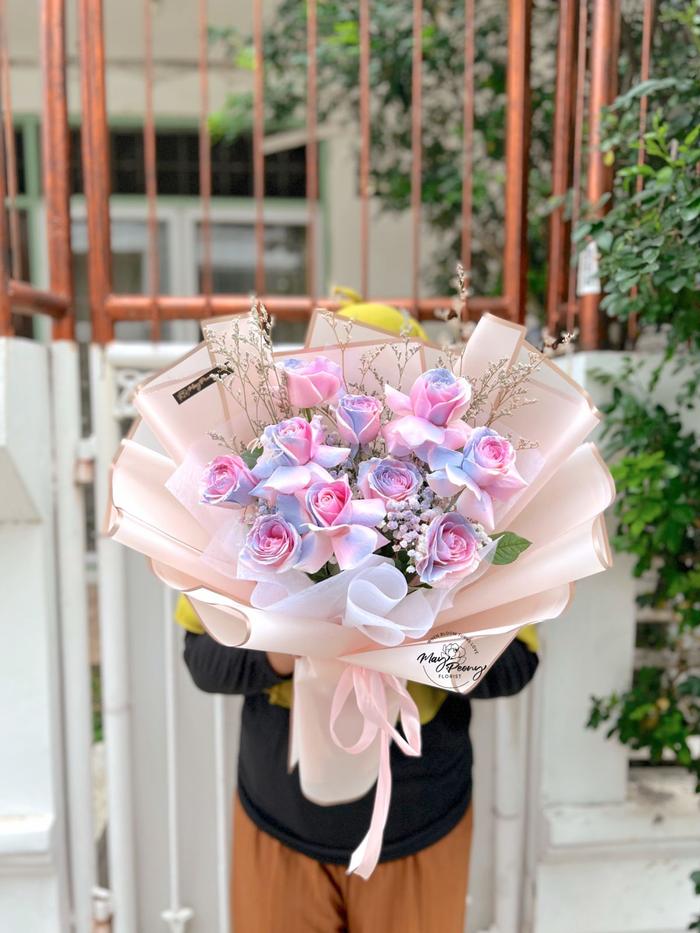 Jual Rose Bouquet 10 Stems - Buket Bunga Mawar 10 Tangkai - unicorn ...