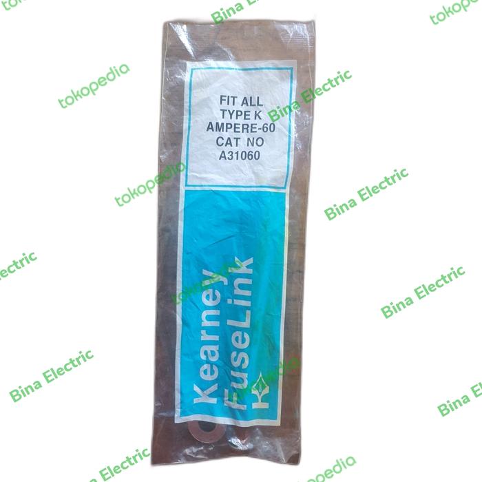 Jual Kearney Fuse Link 60A A31060 / NH Fuse Link Kearney Fuse Link 60 A ...