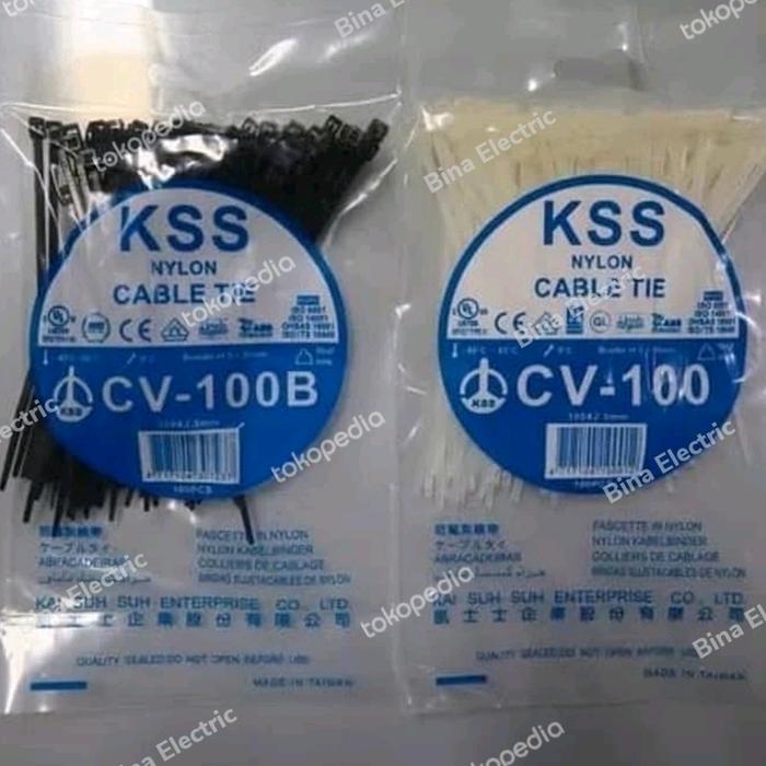 Jual Kabel Ties KSS 10Cm CV-100 / Kabel Tis KSS 10 cm 100x2.5mm CV100 - Jakarta Pusat - Bina ...
