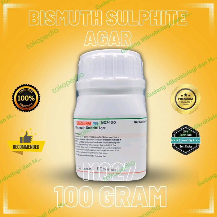Jual Bismuth Sulphite Agar (BSA) - Media Mikrobiologi, 100 Gram - Kab ...