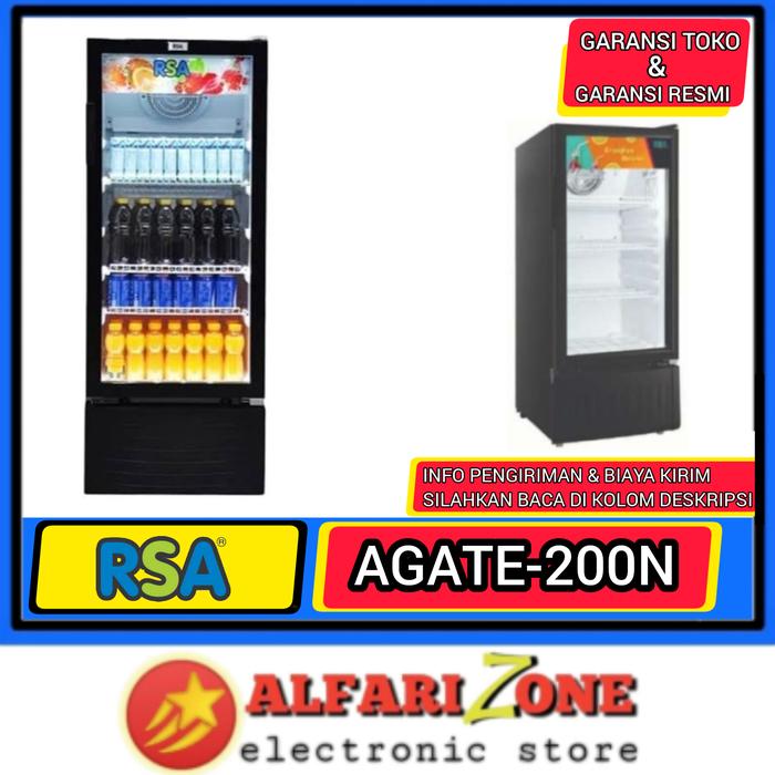 Jual Kulkas showcase RSA agate 200 N Lemari es show case RSA AGATE-200N ...