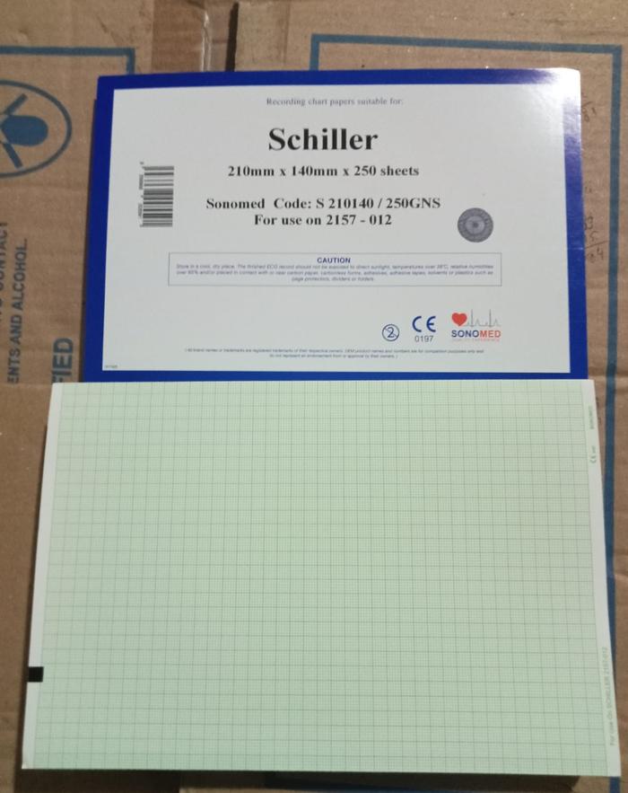 Jual Kertas ekg schiller 210 x 140 / 2157-012 / S210140/250GNS ...