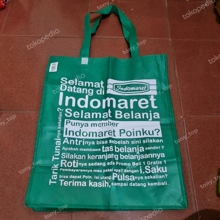 Jual Tas Tangan Spunbond Spun Bond Kain Indomaret Indo Maret Hand Carry ...