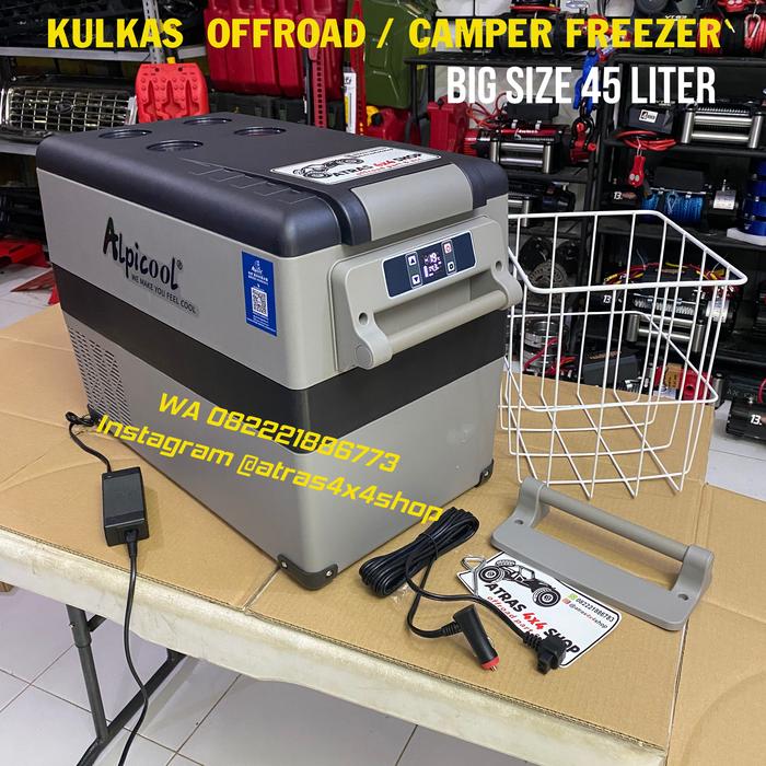 Jual Kulkas mobil offroad alpicool 45L besar offroad camping hardtop ...