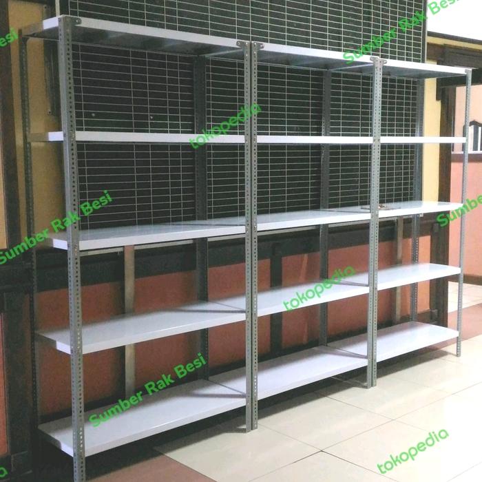 Jual Rak Besi / Iron Rack - Hitam, 200x100x30 - Kab. Bogor - Sumber Rak ...