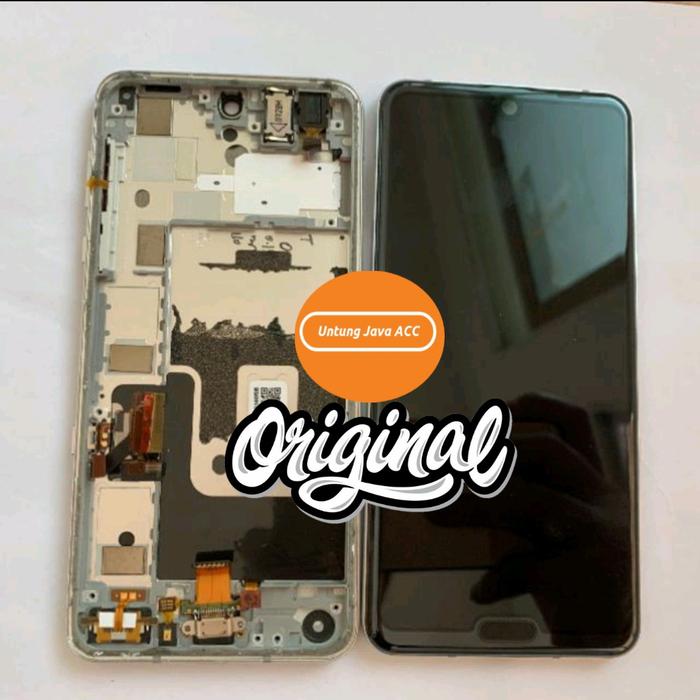 Jual LCD TOUCHSCREEN FULLSET FRAME SHARP AQUOS R3 ORIGINAL - Kota ...