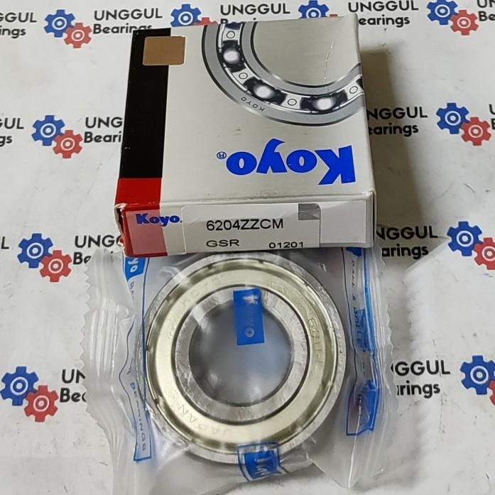 Jual BEARING 6204 ZZ KOYO 6204ZZ 20 x 47 x 14 MM - Jakarta Barat - Unggul Bearings | Tokopedia