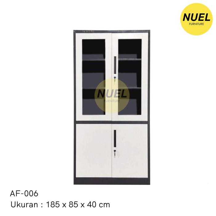 Jual Lemari File Arsip Filing Kabinet Kaca Besi Sliding Untuk Dokumen ...