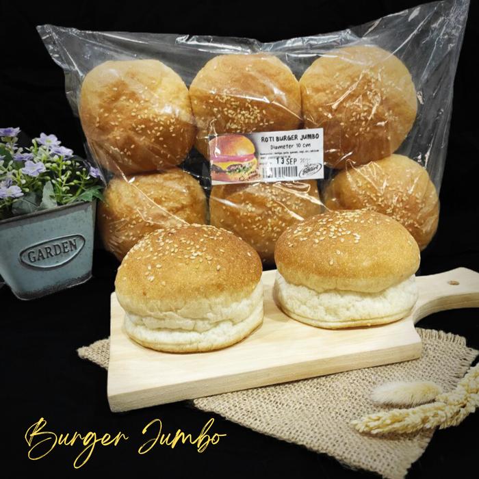 Jual Bintari Roti Burger JUMBO isi 6 | Frozen Burger diameter 10 cm ...