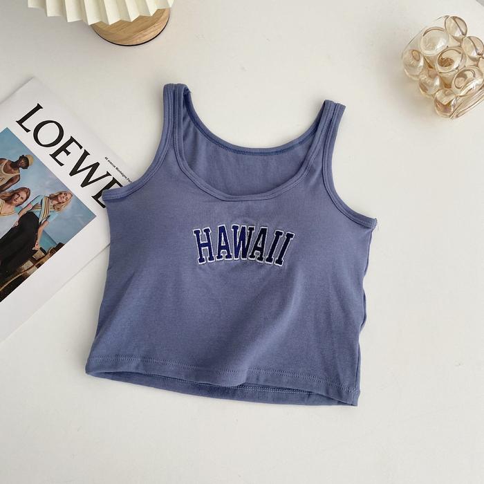 Jual •Ninabobo• BR167 Tanktop Atasan Sport Bra Hawaii Baju Olahraga ...