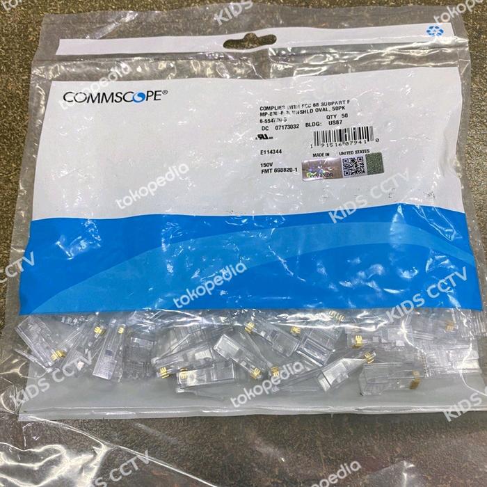 Jual Konektor RJ 45 COMMSCOPE 1 Pack isi 50 pcs - Jakarta Utara - KIDS ...