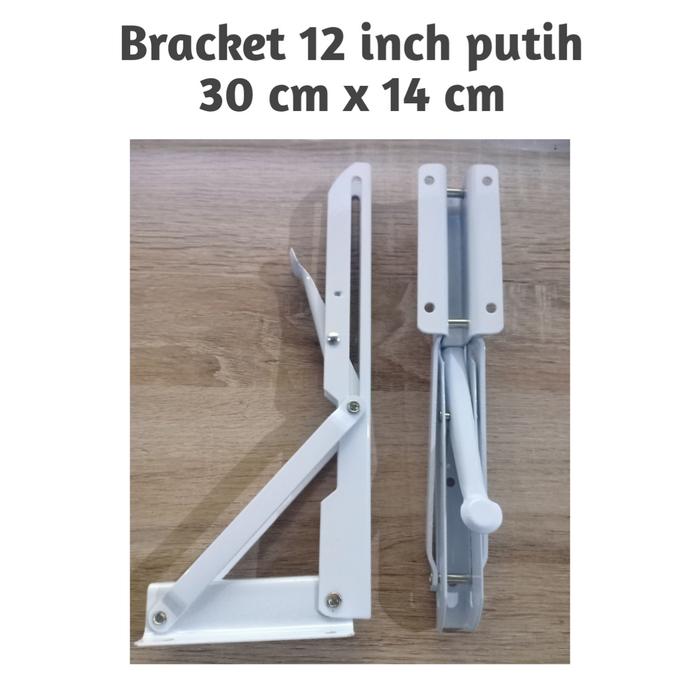 Jual Bracket 2 pcs/ engsel meja lipat dinding / engsel siku lipat ...