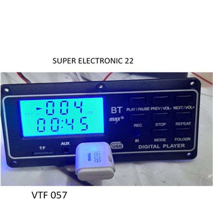 Jual Modul kit Mp3 Bluetooth Audio LCD Besar 12 Volt Digital Player ...