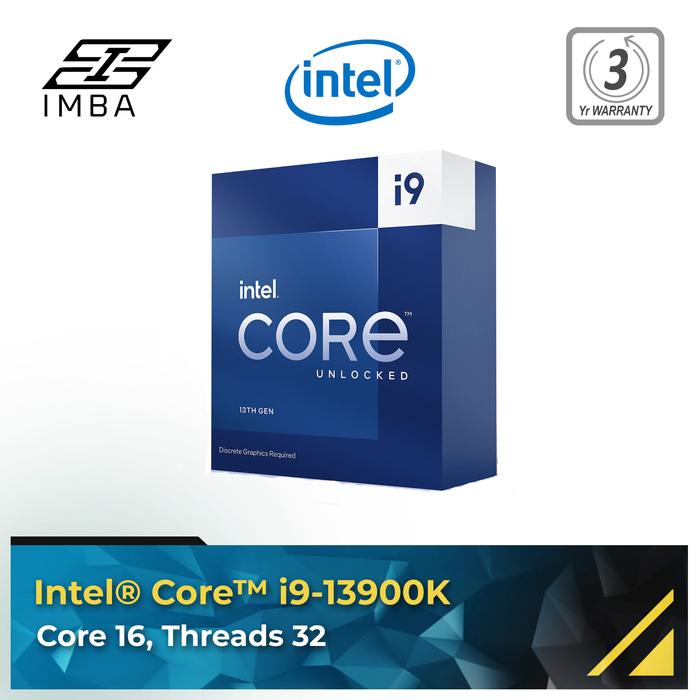 Promo Intel® Core™ i9-13900K [2.20-5.80GHz, 16C/32T, LGA 1700] Cicil 0% 3x - Jakarta Utara ...