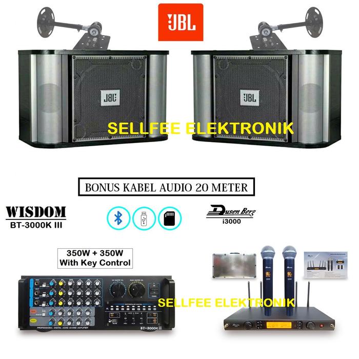 Jual Paket Karaoke Speaker JBL RM10 Amplifier Wisdom With Key Control - Jakarta Barat - SellFee ...