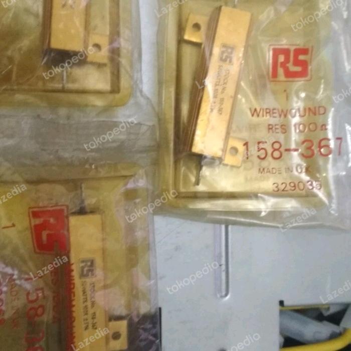 Jual Resistor Shunt 100 ohm 50 watt Ori merk RS dr U.K - Kab. Bekasi ...