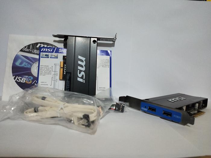 Jual Msi Star Usb 3 / Sata 6 Pci-e Controller Card Garansi 1 Tahun Di Seller Velvet Store ...