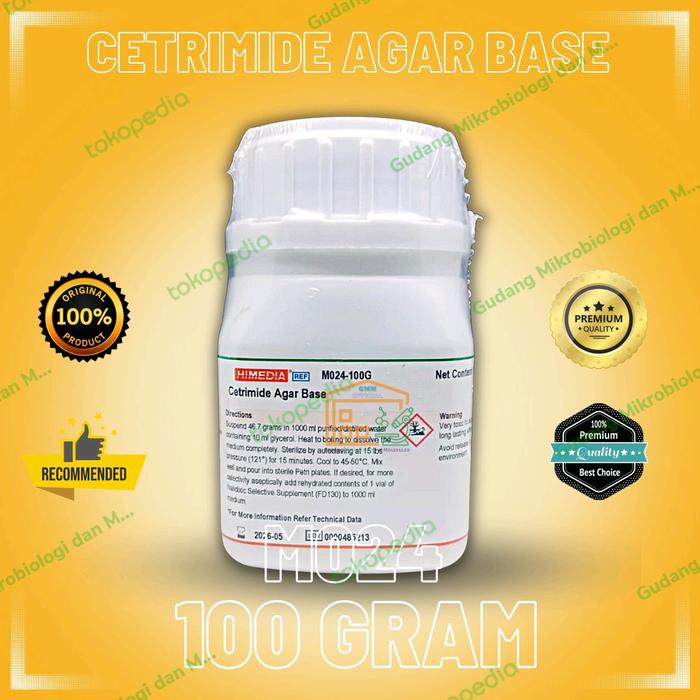 Jual Cetrimide Agar Base (Powder) - Media Mikrobiologi, 100 Gram - Kab ...
