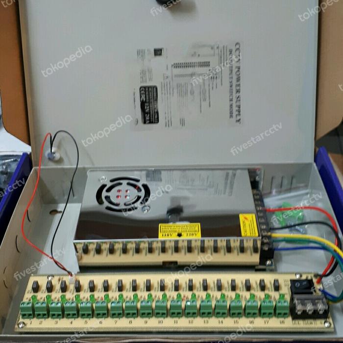 Jual POWER SUPLY CENTRAL BOX 12V.20A MULTI FUNGSI BAGUS BT PEMASANGAN ...