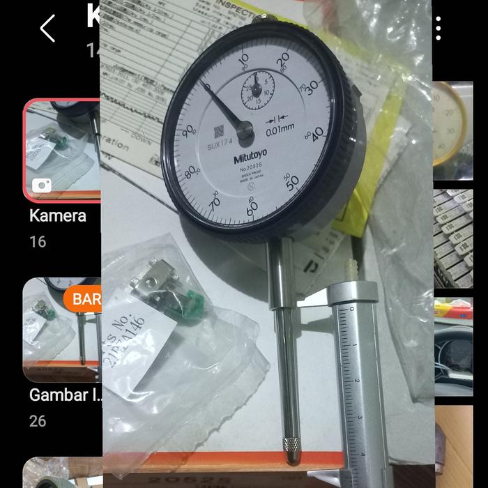 Jual DIAL INDICATOR MITUTOYO 2052S GR .0-40mm 0.01 - Kab. Bekasi - tools_cnc_Milling_Bubut ...