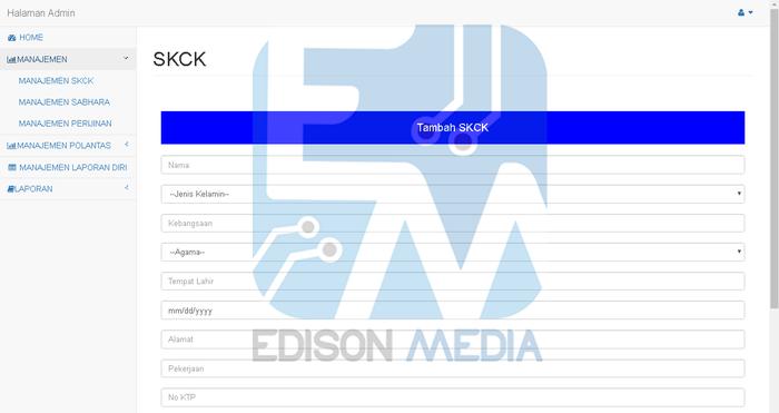 Jual Sistem Pelayanan Kepolisian Stnk Sim Skck Perijinan Berbasis Web ...