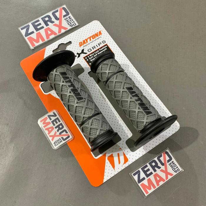 Jual Handfat Handgrip Hand Grip Grips Daytona Moto X Motocross Abu ...