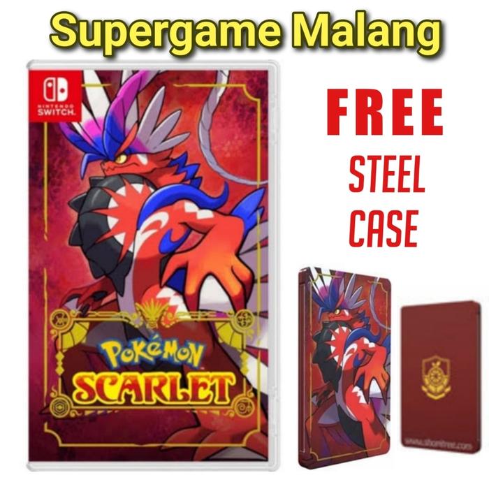 Promo Pokemon Scarlet Switch Nintendo V2 Lite Oled Cd Game Gaming Games ...
