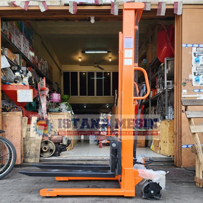 Jual ALAT PEMINDAH BARANG HAND STACKER FORKLIFT MANUAL 2 TON X 1.6M ...
