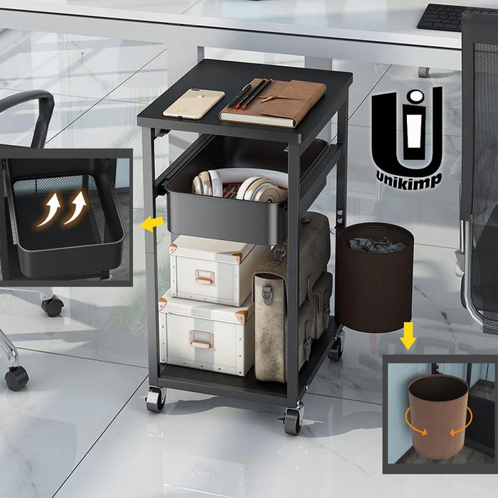 Jual Troli roda portable rak saji tamu hotel resto tempat sampah dapur ...