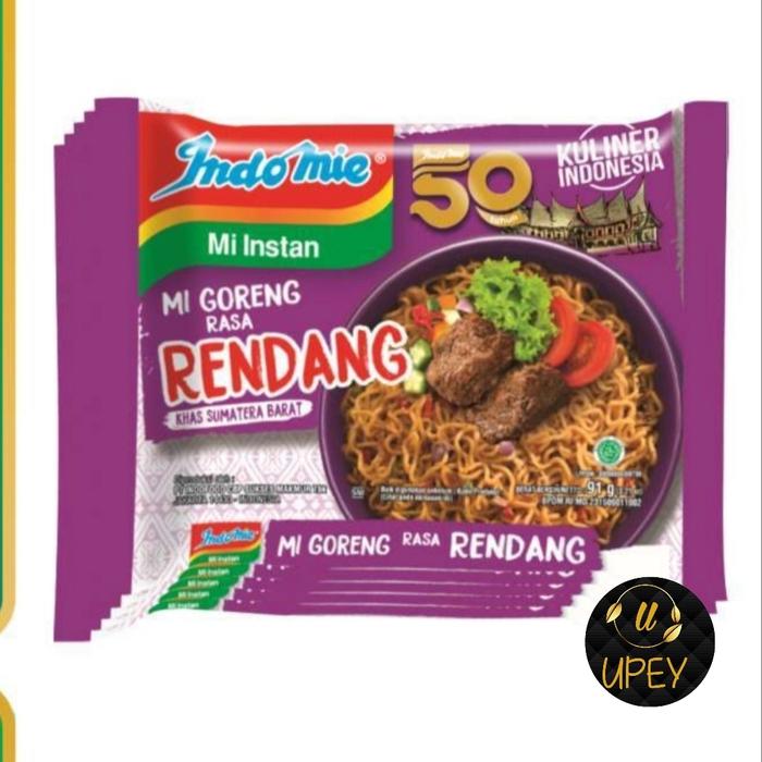 Jual INDOMIE GORENG RASA RENDANG 5 PCS - Jakarta Barat - UPEY | Tokopedia