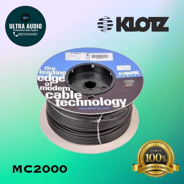 Jual Klotz MC2000 / MC 2000 Microphone Cable ORIGINAL - Jakarta Barat - Ultra Audio | Tokopedia