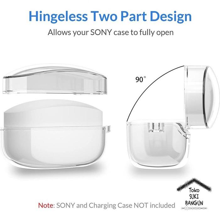 Jual Case Sony WF-1000XM4 Rubber CLEAR Transparent Silicone Cover ...