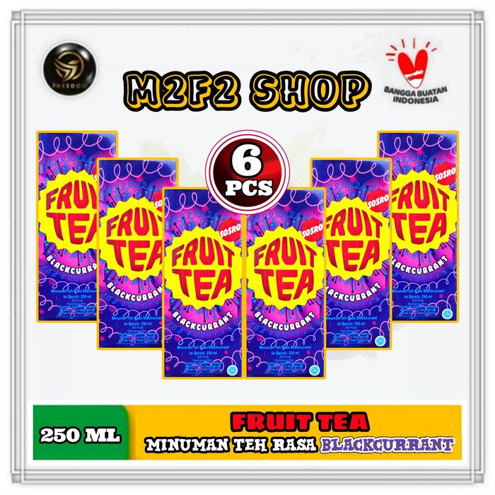 Jual Fruit Tea Teh Rasa Blackcurrant Kotak - 250 ml (Harga 6 Pcs) - Jakarta Pusat - M2F2 Shop ...