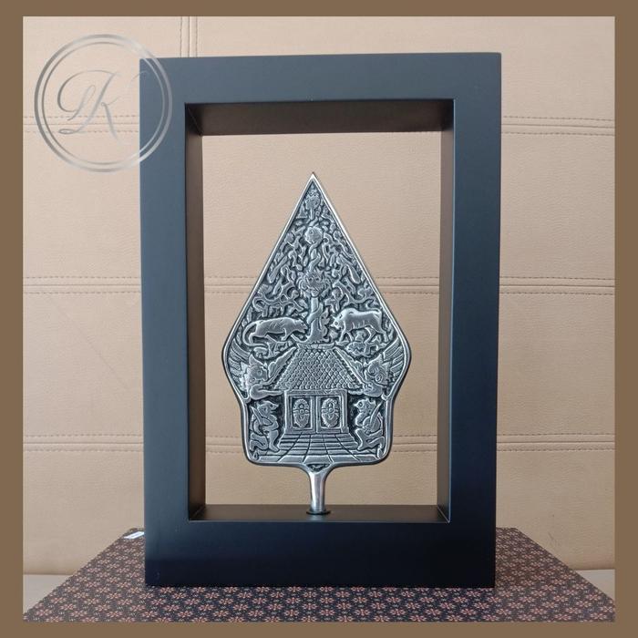 Jual Plakat wayang Gunungan dan souvenir wayang Semar Perak Jogja ...
