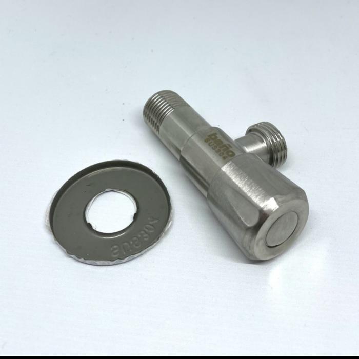 Jual stop kran single sus 304, stop kran toilet, kran air closet ...