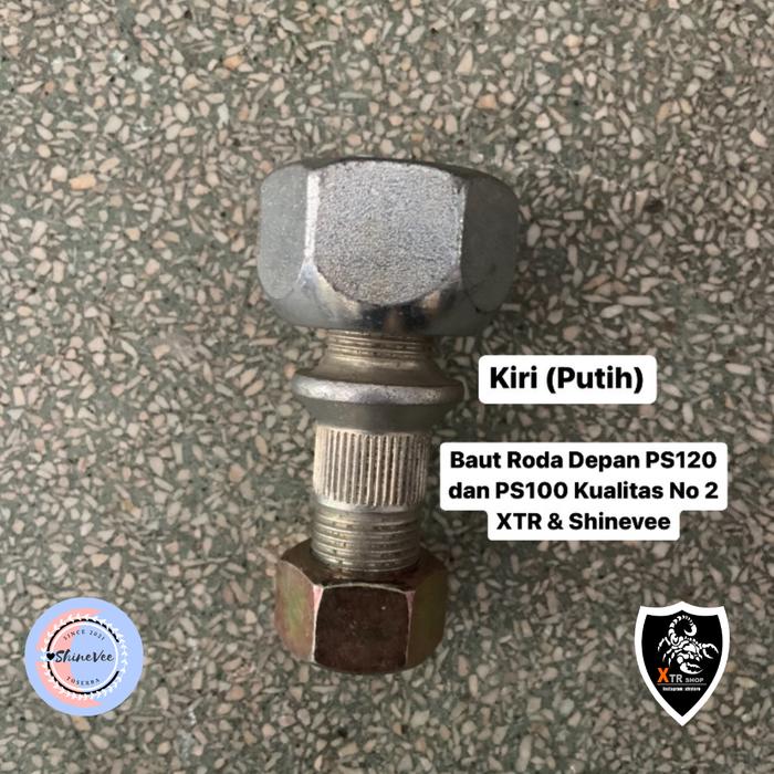 Jual Baut Roda Depan PS120 dan PS100 Kualitas No2 - Kiri (Putih) - Kota ...