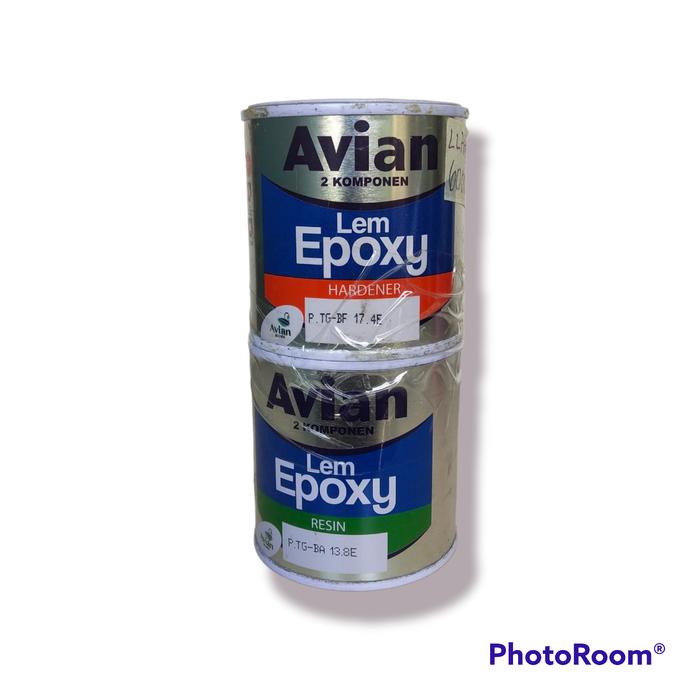 Jual LEM EPOXY AVIAN 2 KOMPONEN RESIN DAN HARDERNER 1/4 (asli) - Kab ...