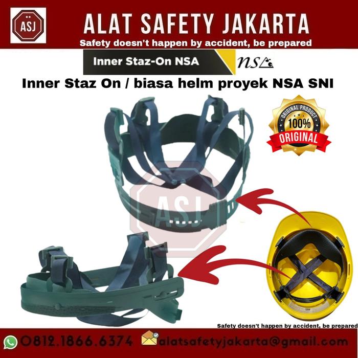 Jual Inner Staz On Helm Proyek NSA / Inner Helm Proyek NSA - Jakarta ...