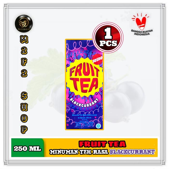 Jual Fruit Tea Teh Rasa Blackcurrant Kotak - 250 ml (Harga Satuan ...