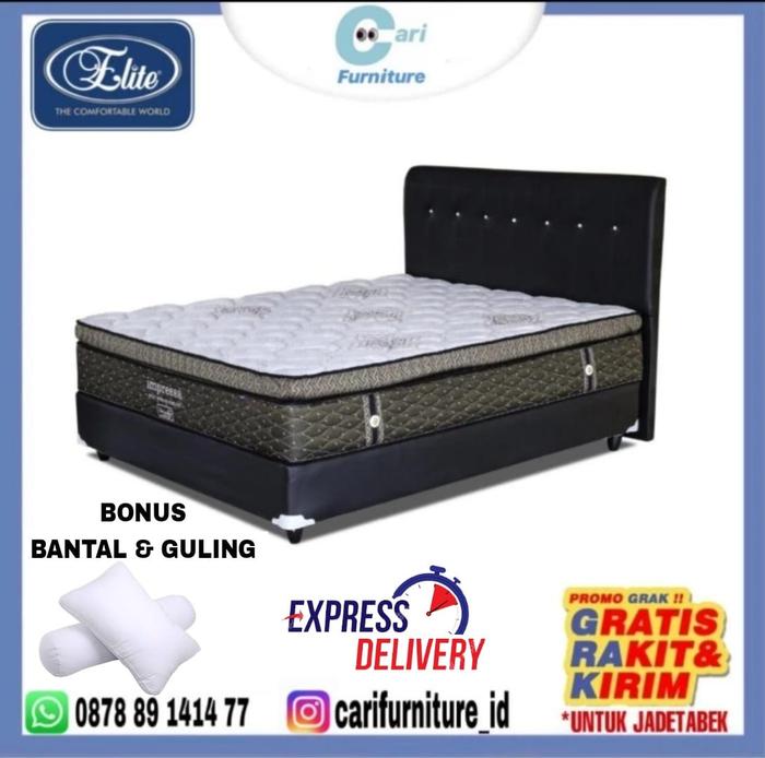 Jual Spring bed Impressa Pocket Latex 180x200 (Full set) Elite Serenity ...