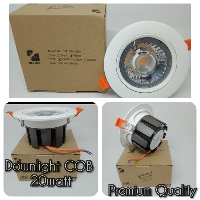 Jual Downlight cob spotlight 20W 20 Watt 20W 4000k natural white - Jakarta Pusat - Lighting ...