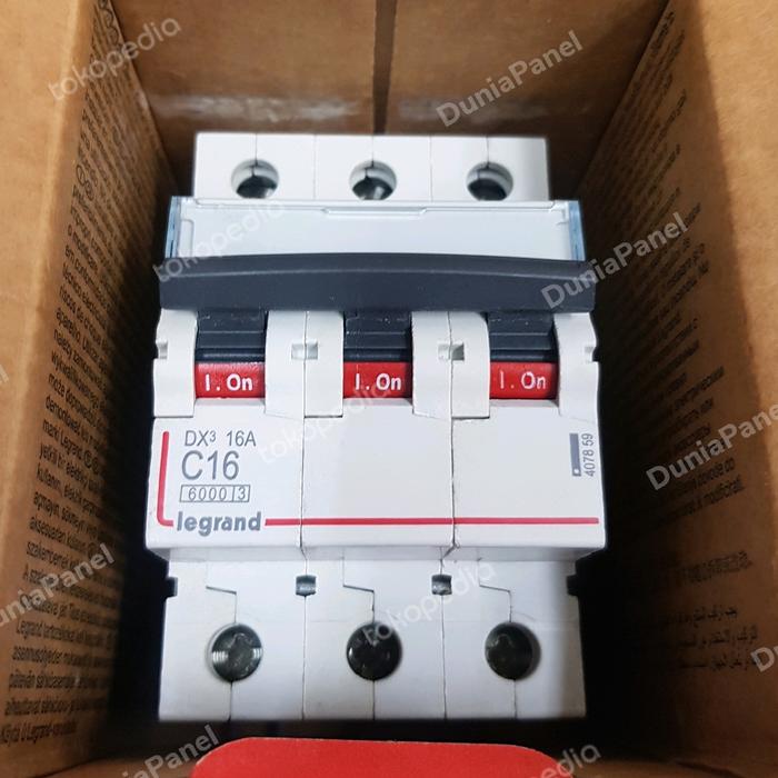 Jual MCB LEGRAND 3POLE 16A 6KA MCB MURAH MCB 3 PHASE 16A LEGRAND - Jakarta Pusat - DuniaPanel ...