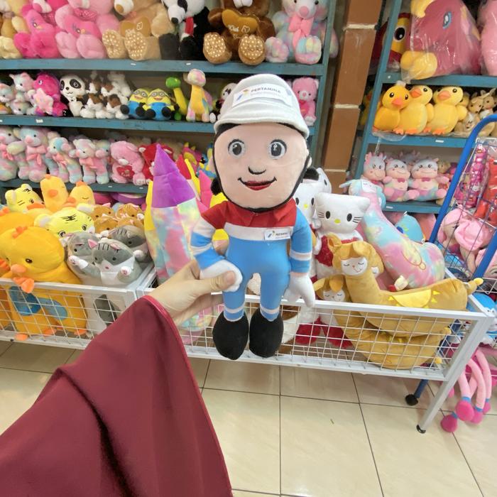 Jual Custom boneka maskot pertamina request bordir promosi event acara ...