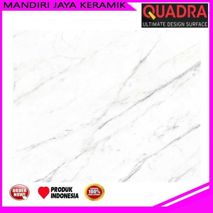 Jual Granit QUADRA Slab Slimline Atlantic WHITE 120x120 cm - Kota ...