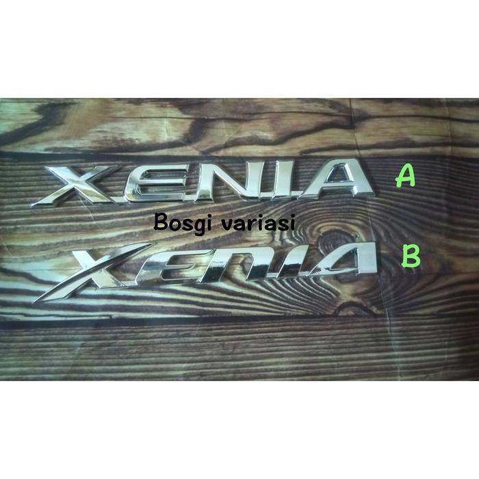 Xenia Logo Jual Emblem Mobil Logo Tulisan Xenia Chrome Di Seller