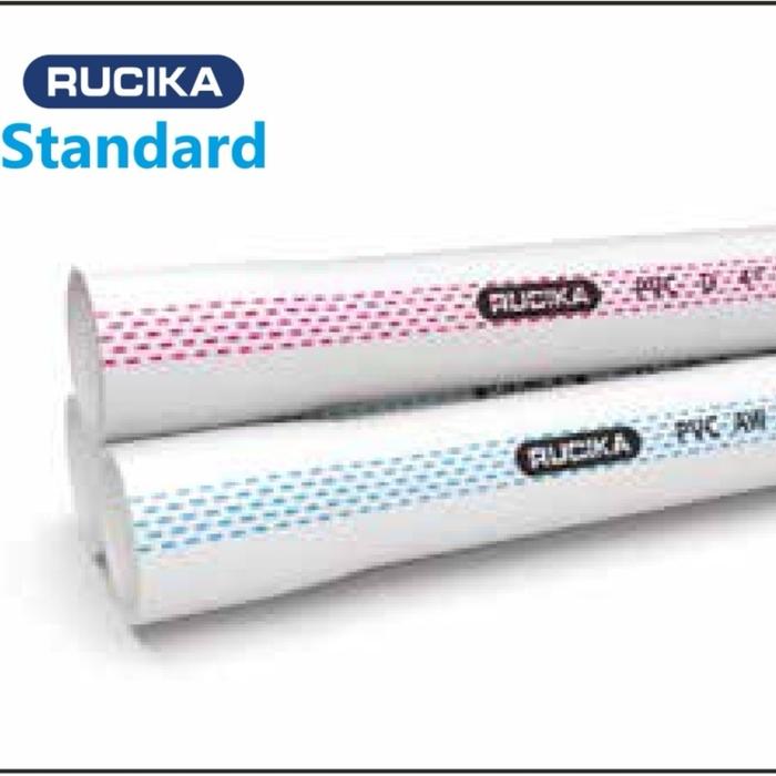 Jual Pipa PVC Rucika 2" VP VU Abu JIS AW D Putih Standard Wavin - AW ...