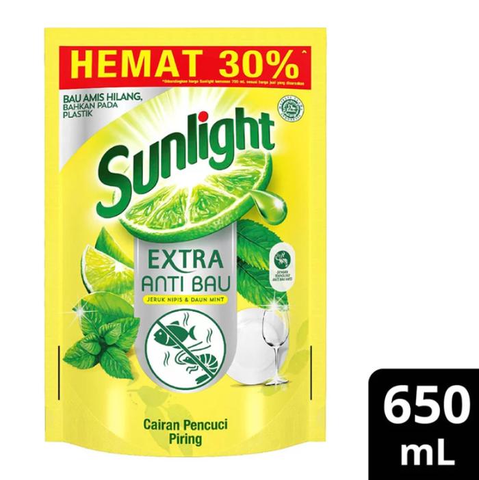 Jual Sunlight Anti Bau 650 ml / Sunlight Jeruk Nipis dan Mint 650ml - Jakarta Utara - Viekoshop ...